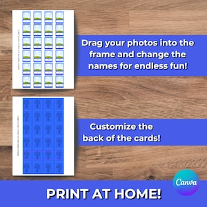 Editable Guess Who Game Template | Custom Photo Party Game, Printable ...