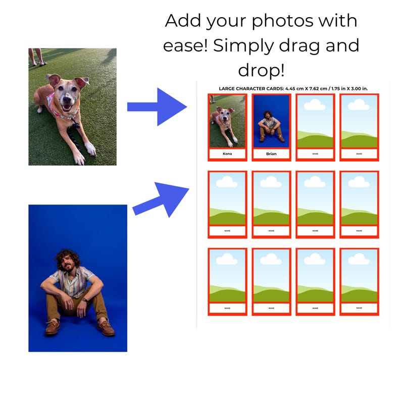 Editable Guess Who Game Template | Custom Photo Party Game, Printable ...
