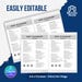 Editable Deep Cleaning Checklist Template, Minimalist Cleaning Schedule ...
