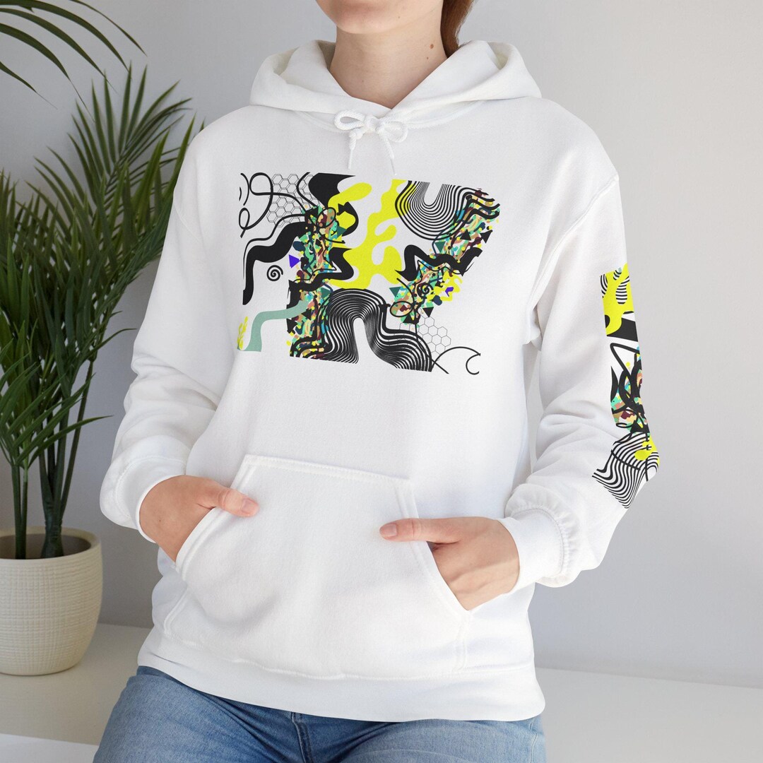 Colorful Abstract Art Hoodie,unisex Sweatshirt for Casual Wear ...