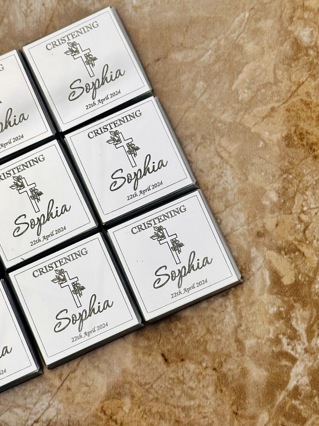 Plexiglass Baptism Chocolate Favors: Custom Christening Gift - Etsy