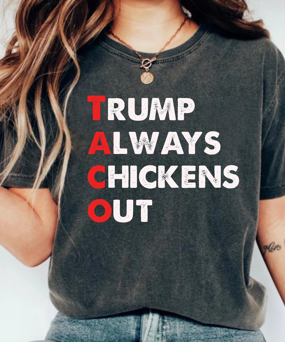 Taco Trump Always Chickens Out PNG SVG - Funny Political Satire Clipart ...