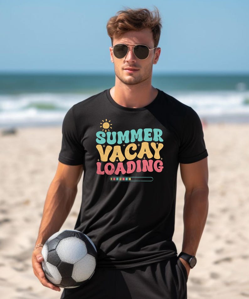 Summer Vacay Loading SVG PNG Teacher off Duty Digital Design Last Day ...