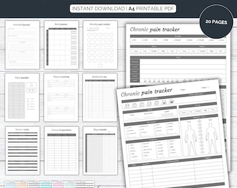 Monitoring Chronic Pain, Pain Tracker, Health Tracker, Fibromyalgia ...