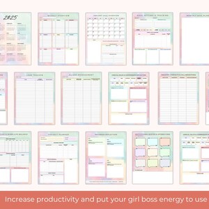 Girl Boss Planner - Productivity Planner for the Female Entrepreneur - Etsy