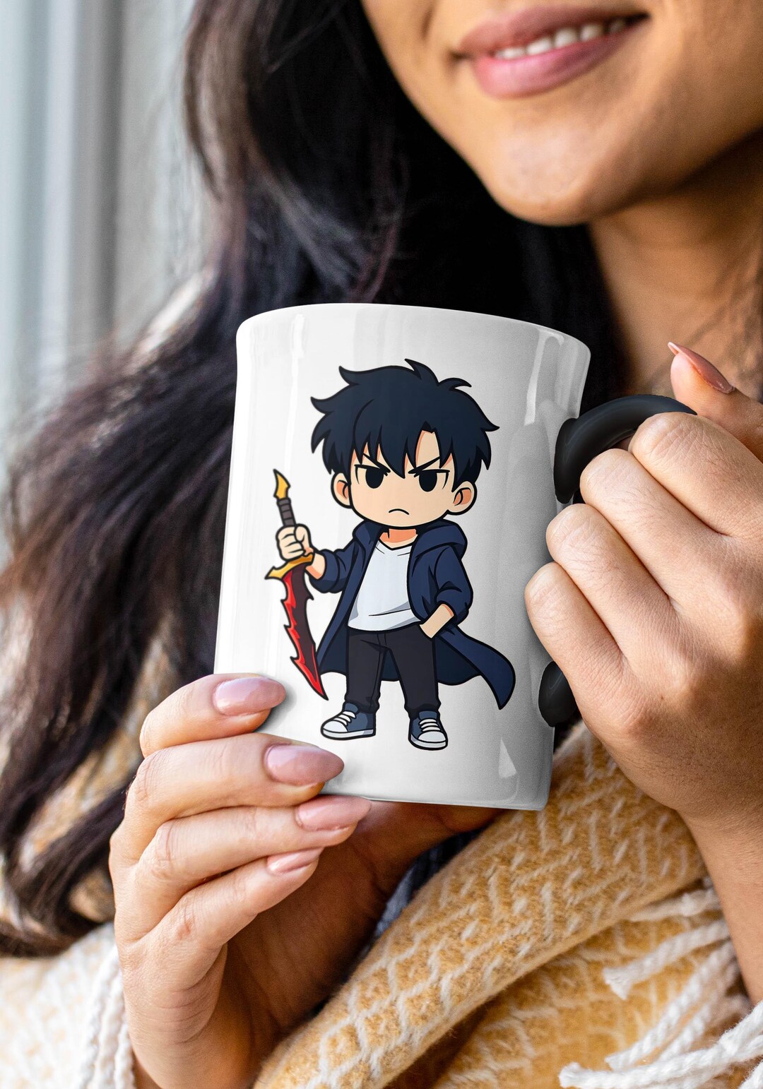 Solo Leveling Mug Sung Jinwoo Gift Solo Leveling Merch Solo Leveling ...