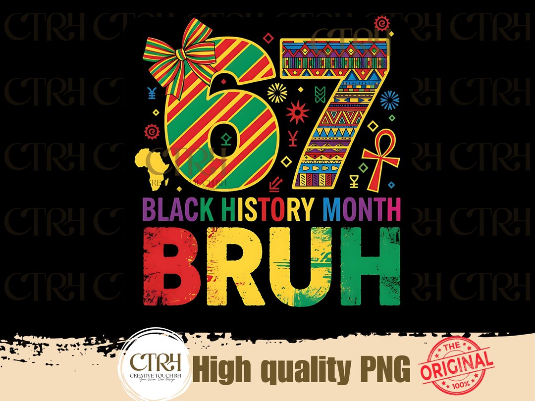 Black History Month 67 Png Design , Black History Month 67 Shirt ...