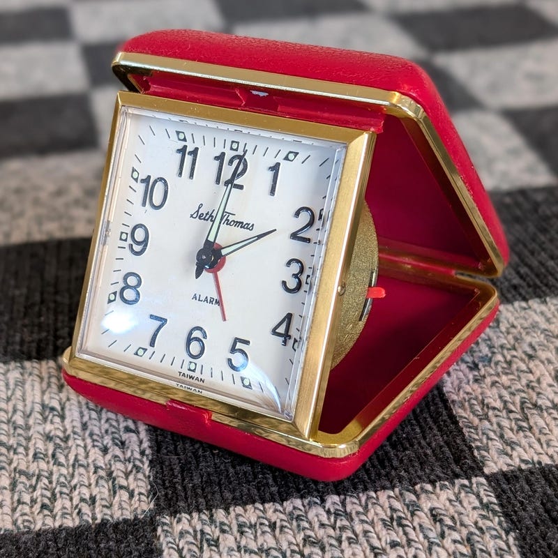 Vintage Travel Clock - Etsy