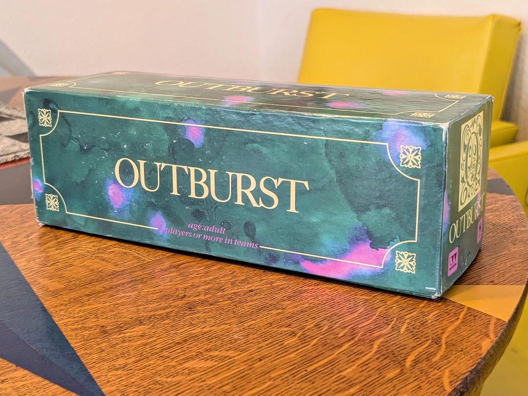 Vintage Outburst Family Boardgame, Hidden Words, Old School Box - Etsy