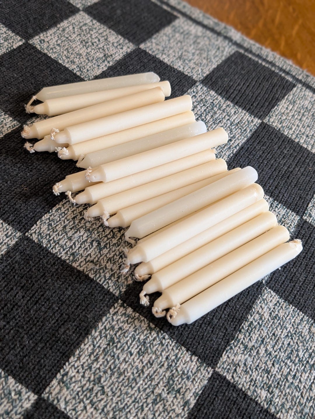Vintage Small 4" Taper Candles, Ivory White Candlesticks- Lot of 19 - Etsy