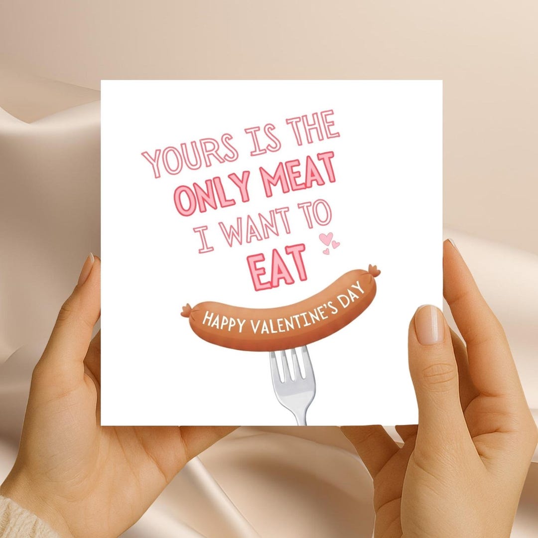 Naughty Rude Boyfriend Card | Your Meat is the Only One I Want to Eat ...