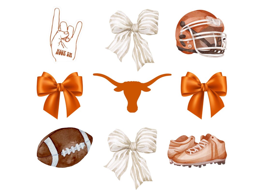 Texas Longhorn Inspired PNG, Texas Football Sublimation Design, College ...