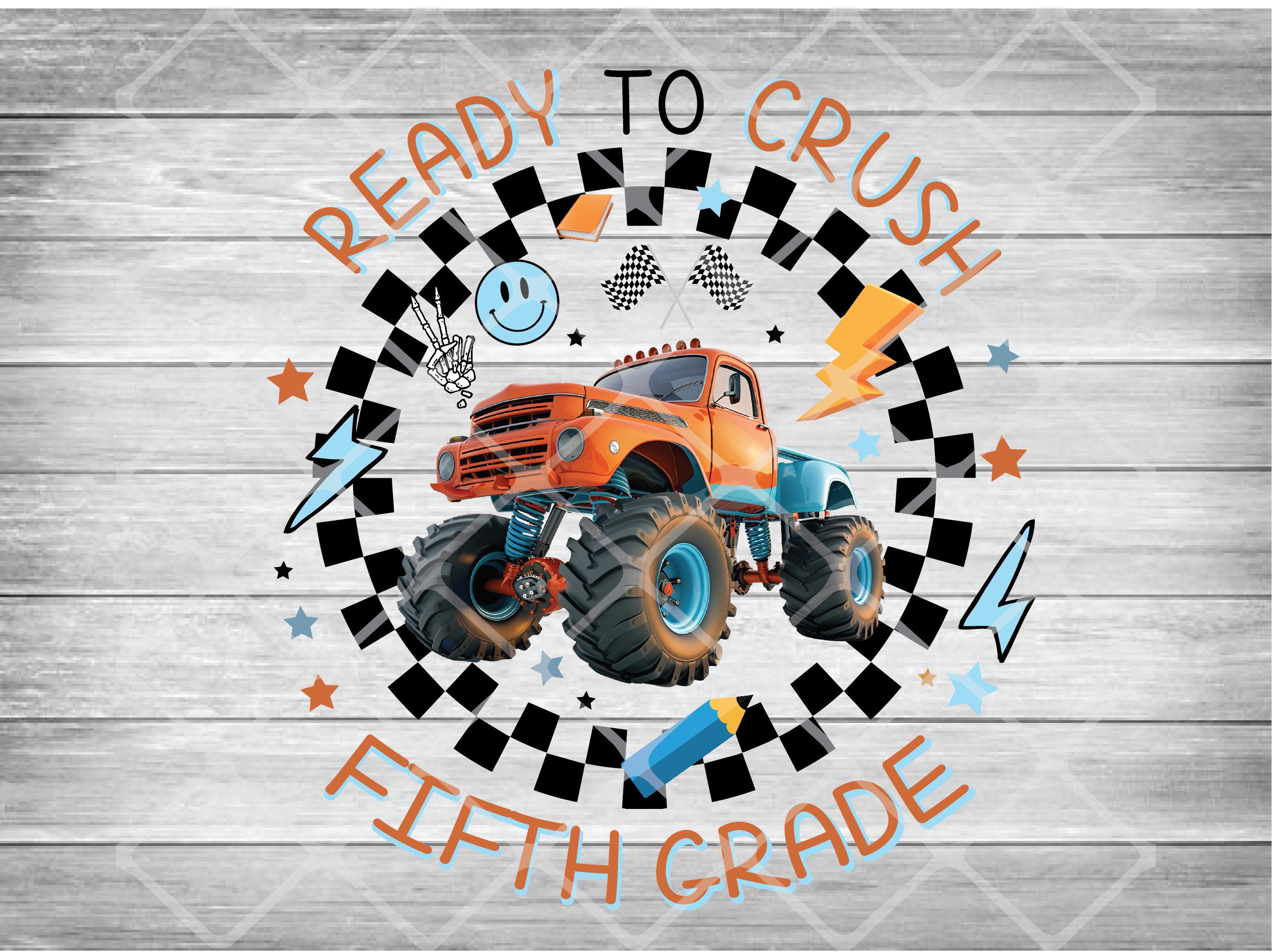 Ready to Crush Fifth Grade Png, Fifth Grade Sublimation Design, First ...
