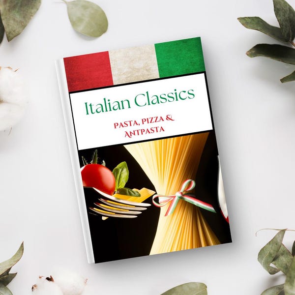 Italian Cookbooks - Etsy