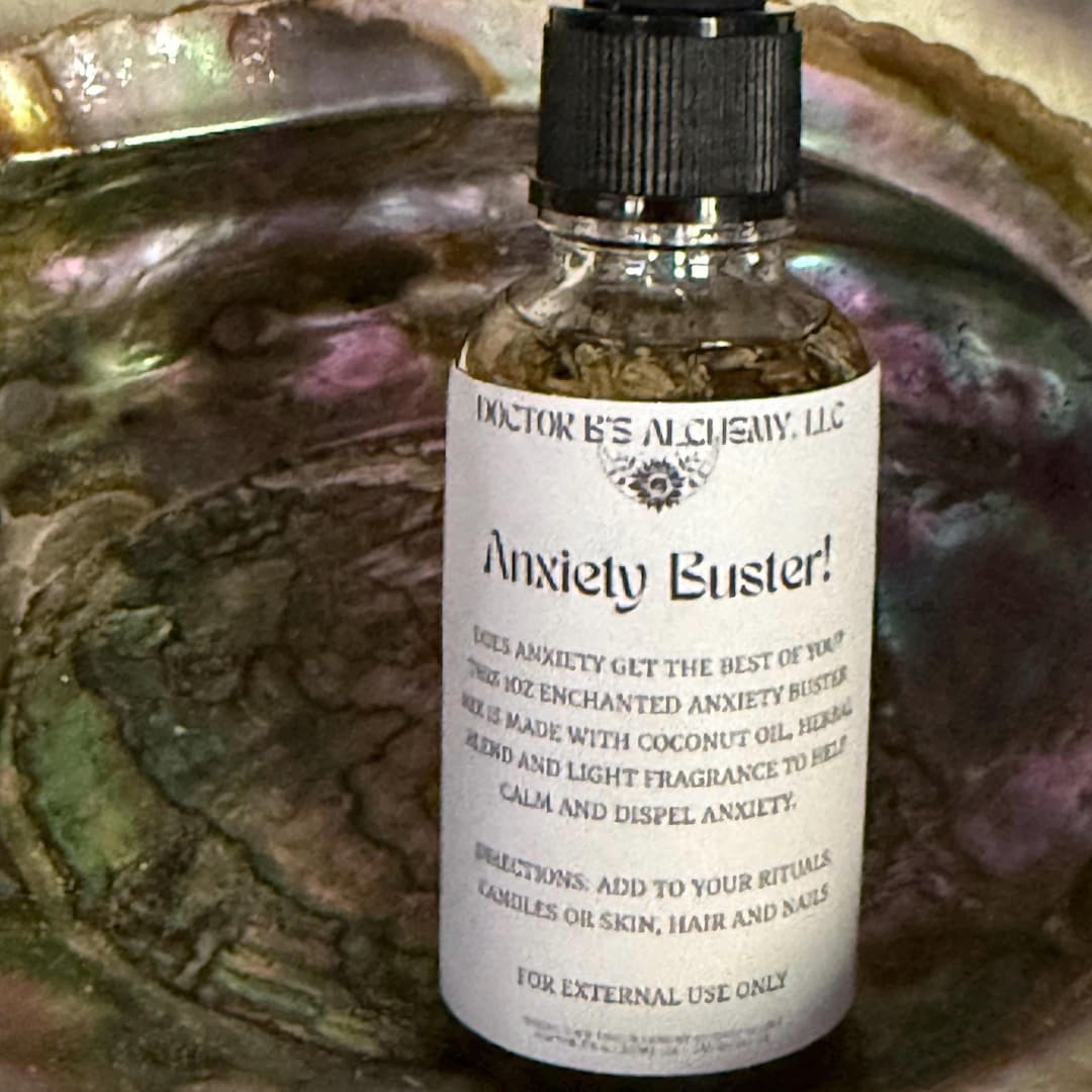 Anxiety Buster Ritual Oil - Etsy