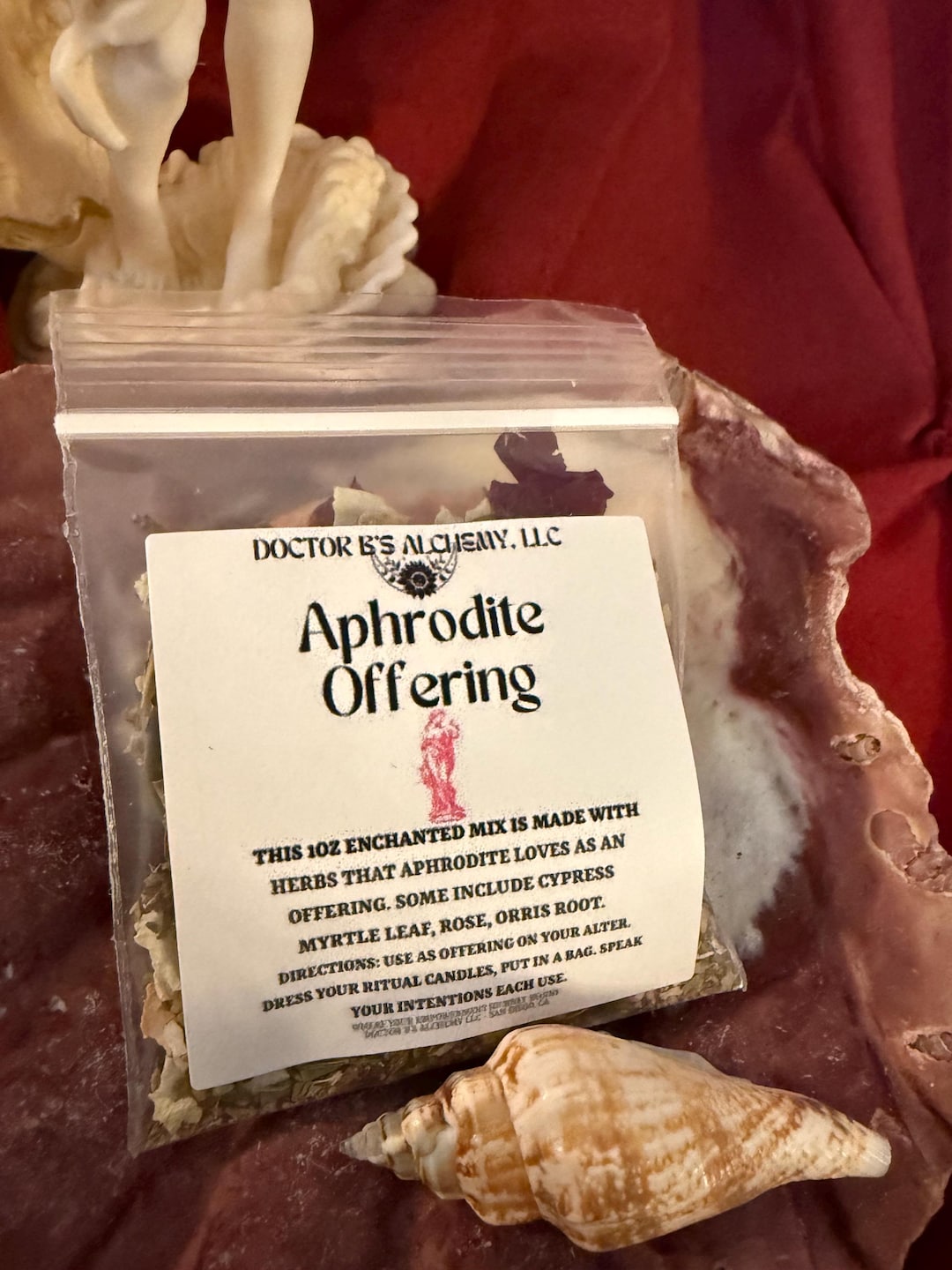 Aphrodite Offering Herbs for Honoring the Goddess - Etsy
