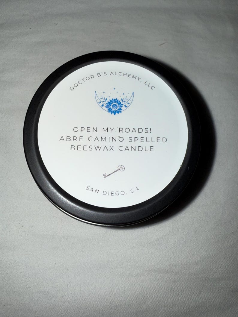 Open My Roads! Abre Camino Spelled Beeswax Candle - Etsy