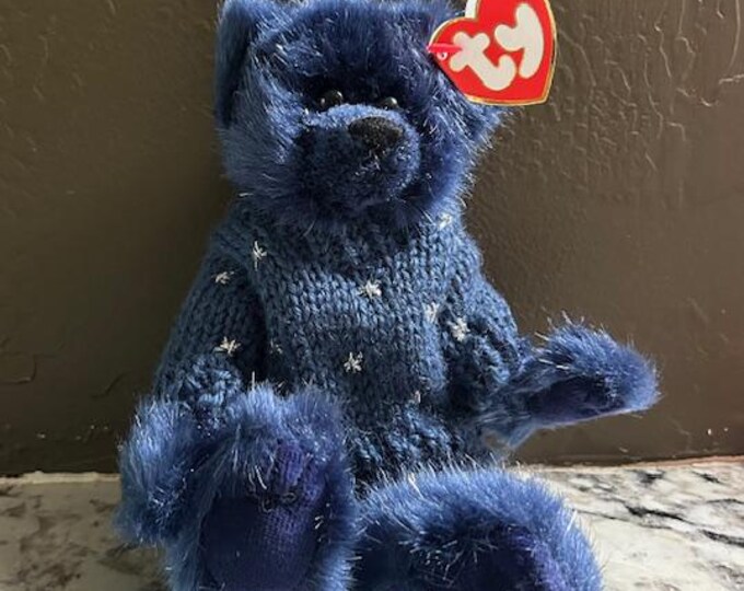 Ty Beanie Baby Orion W/ Star Sweater Dark Blue 1993 Original Vintage - Etsy