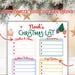 Personalized Christmas Gift List Printable- Made in Canva- Customize ...