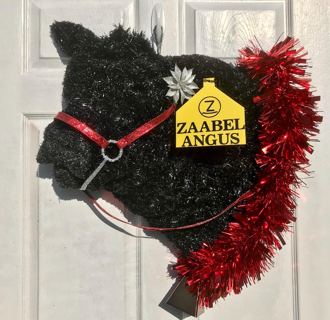 Cow Custom Portrait Wreath - Etsy