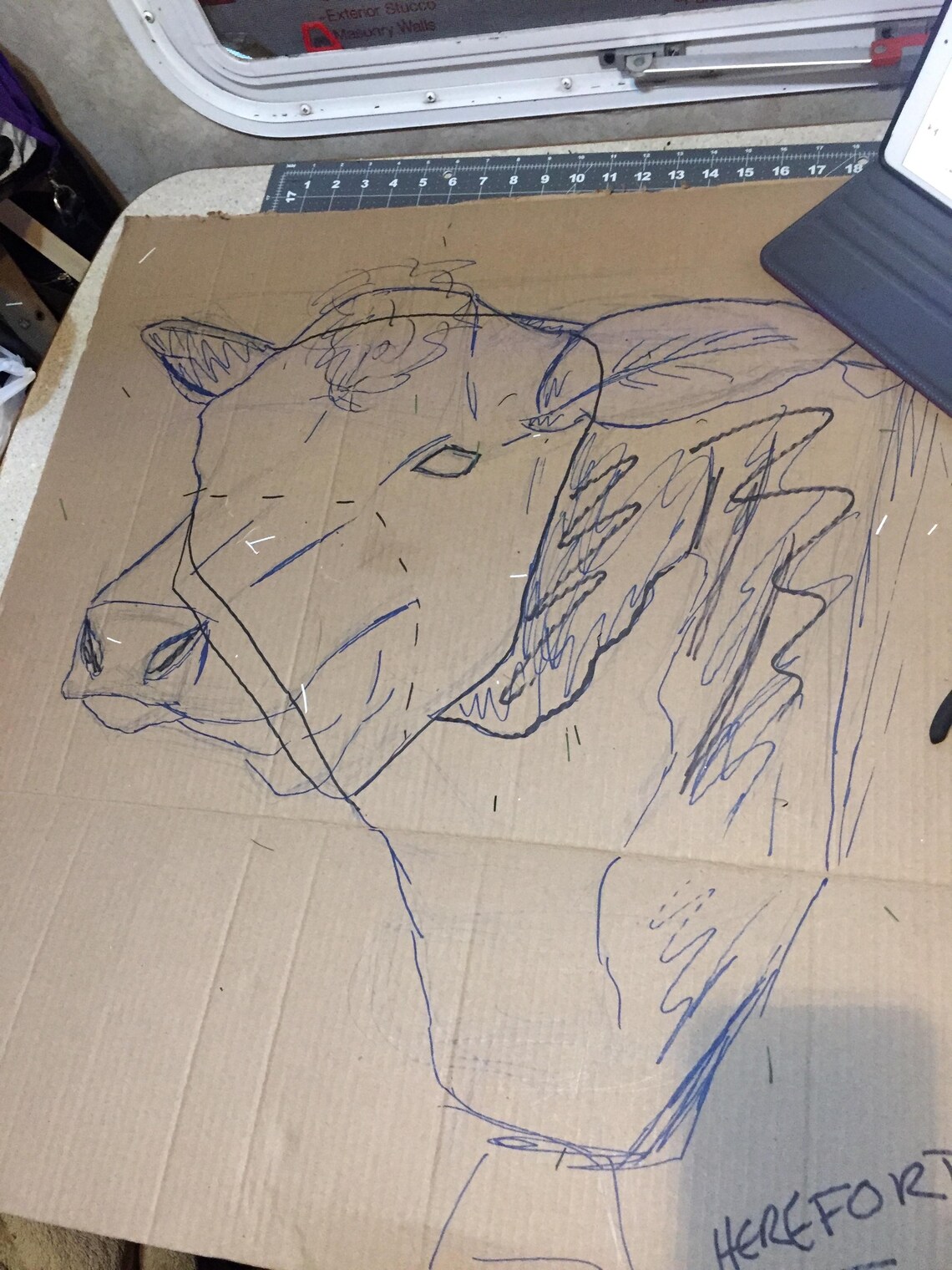 Cow Custom Portrait Wreath - Etsy