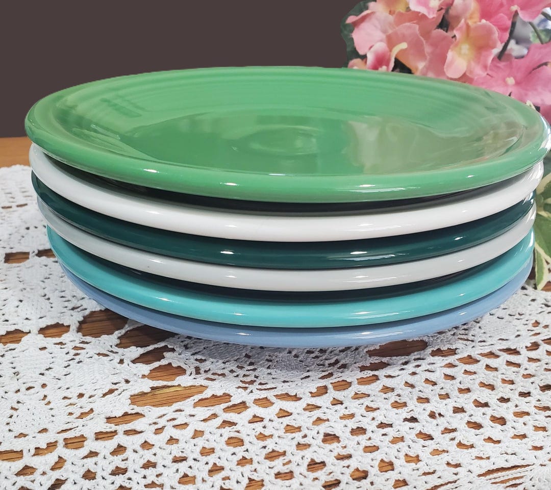 Fiestaware Salad Plates: Lead-free Dinnerware, 7.25" Vintage Colors - Etsy