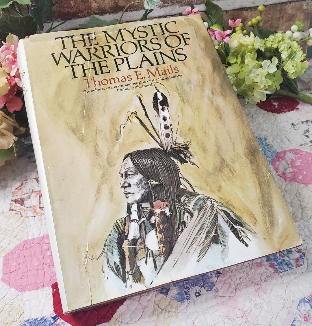1972 Oversized Book: "mystic Warriors of the Plains" by Thomas E. Mails ...