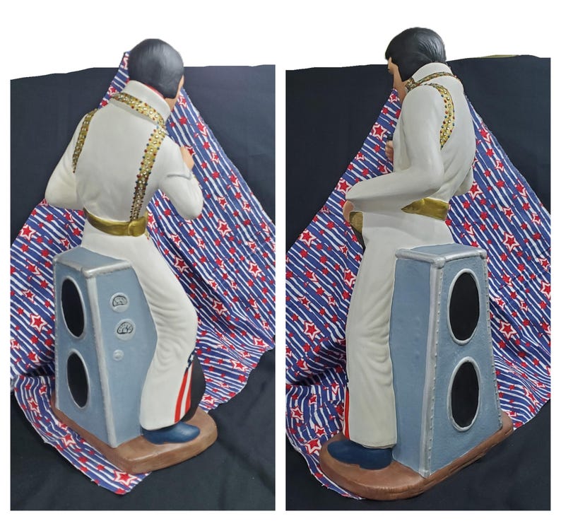 ELVIS CERAMIC FIGURINE. Hobbyist Version of Iconic Elvis Presley in ...