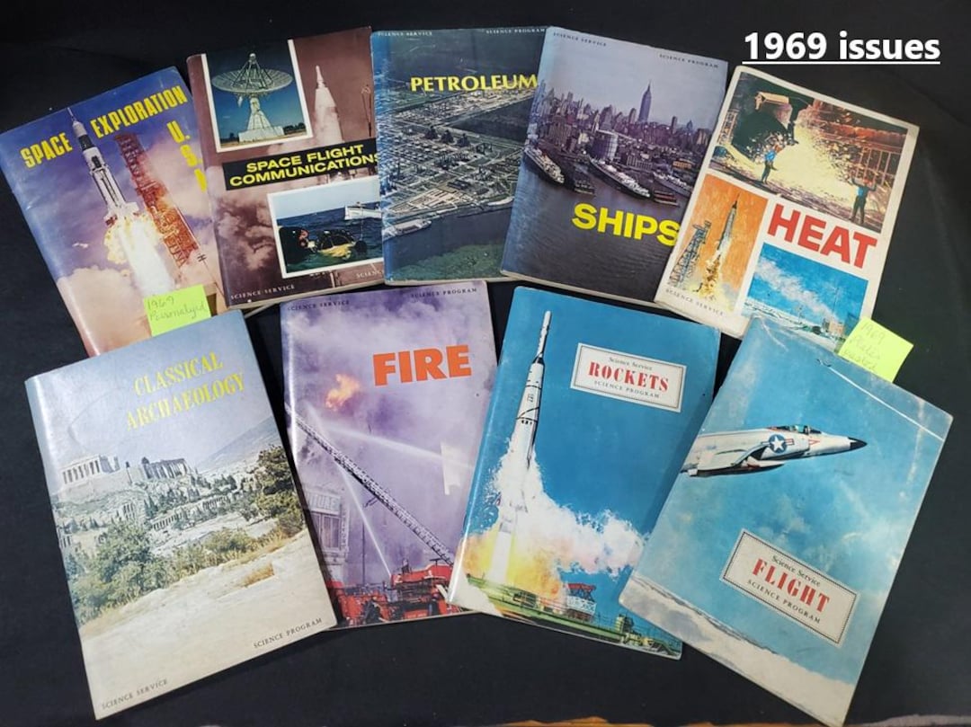 Vintage 1960s Science Program Books: Space, Rockets, Universe - Etsy