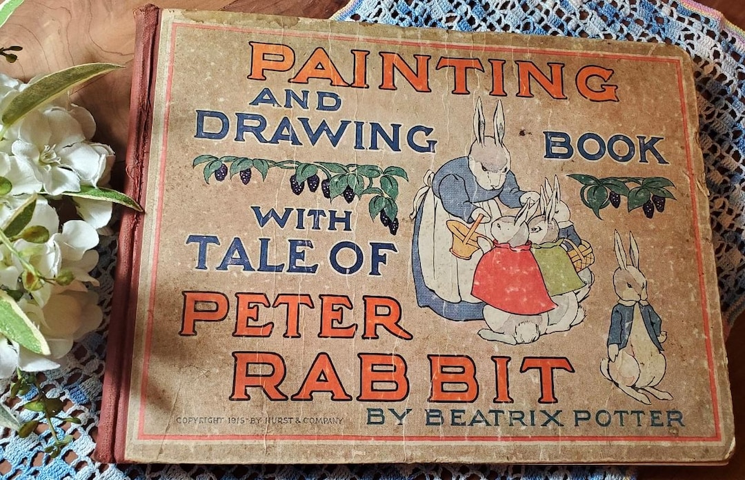 1915 BEATRIX POTTER, painting and Drawing Book With Tale of Peter ...