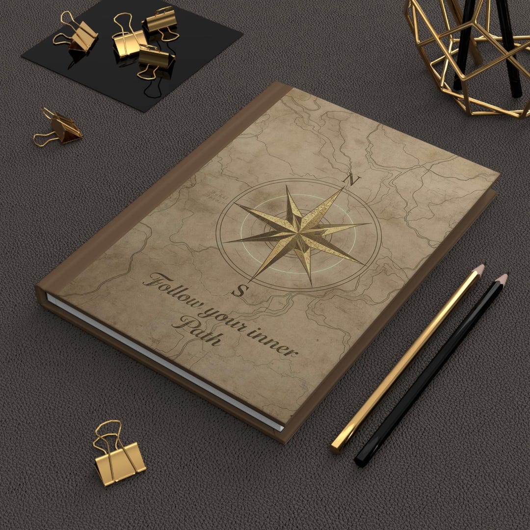 Vintage Compass Journal: Mindful Travel Writing Notebook - Etsy