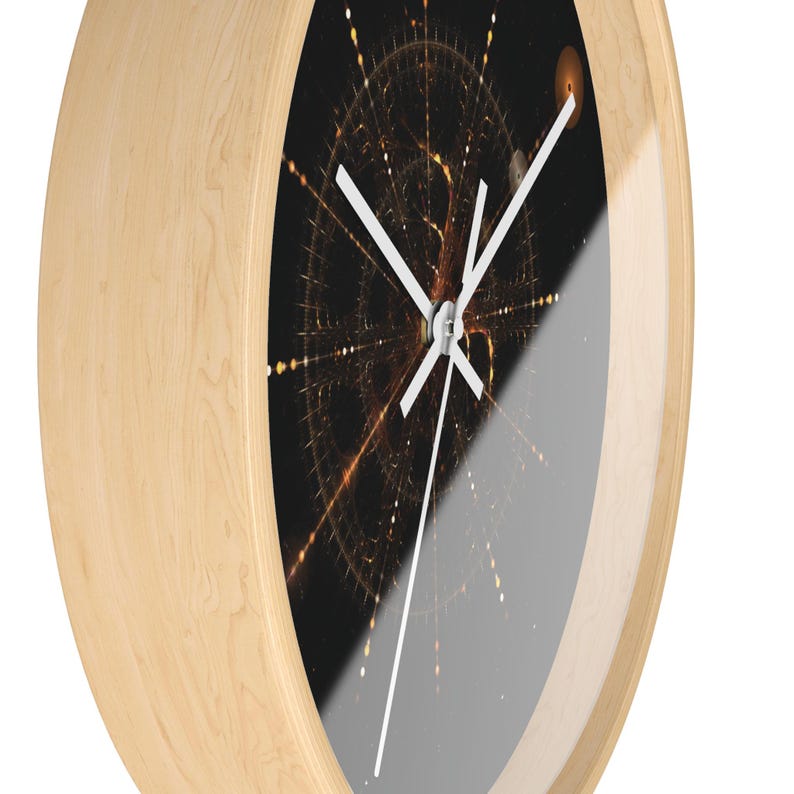 Cosmic Wheel of Time Wall Clock - Luxury Vintage Heritage Moving Gear ...