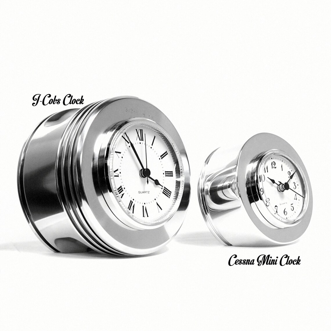 Radial Engine Polished Piston Desk Clock Made From Boeing Stearman ...