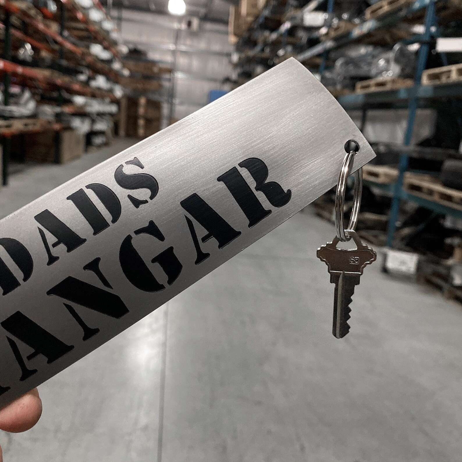 10" Hangar Airport Mancave Garage Keychain Made From 1950s General ...