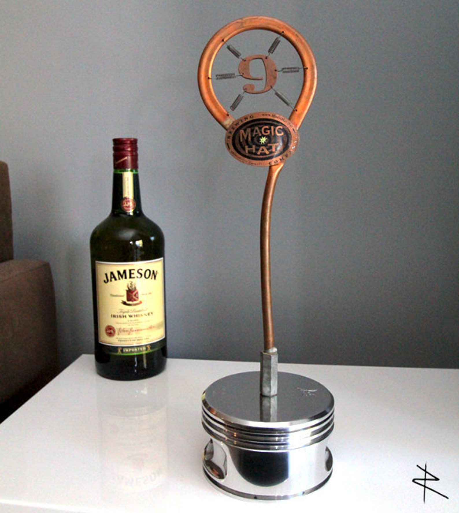 Beer Tap Bar Handle Piston Trophy Display Stand Awesome - Etsy