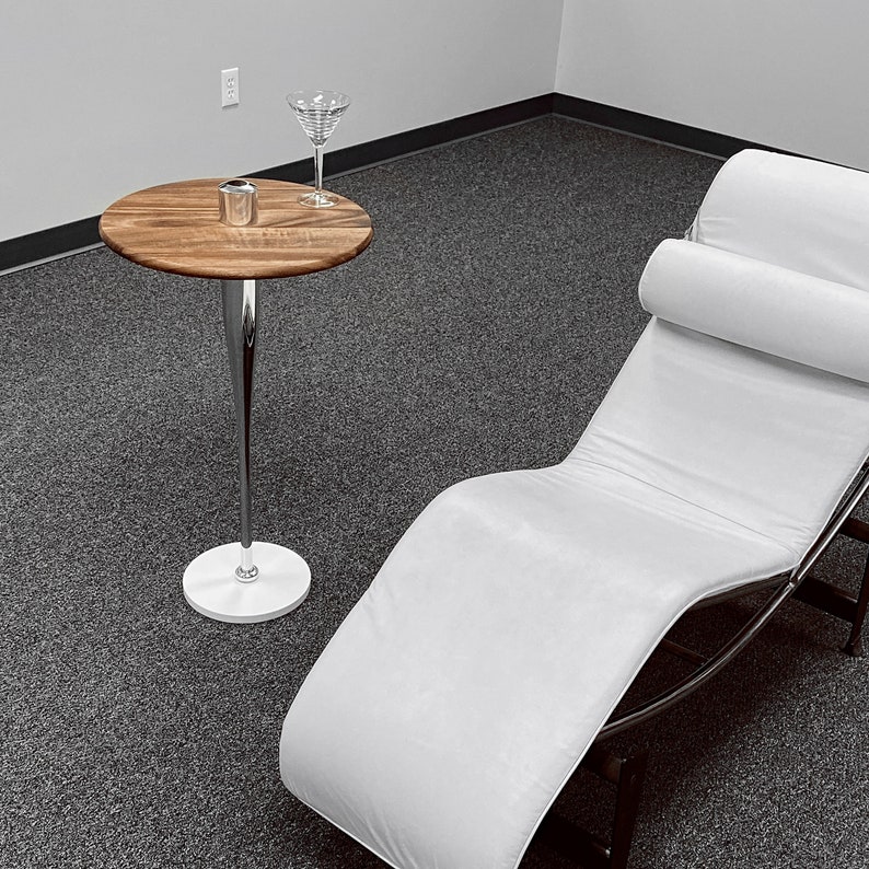 Polished Chrome Modern Art Baseball Bat Martini Side Table - Etsy