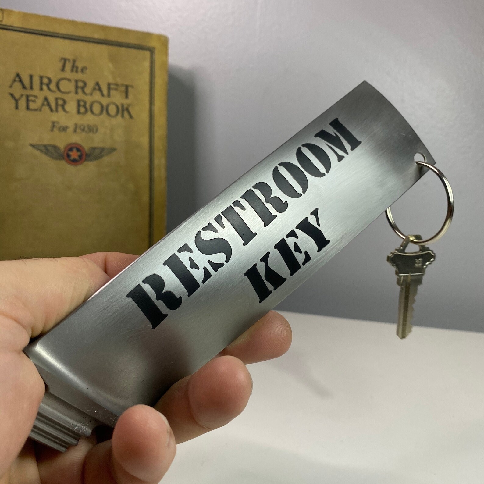 8 Bathroom Restroom Airport Mancave Keychain Made From - Etsy