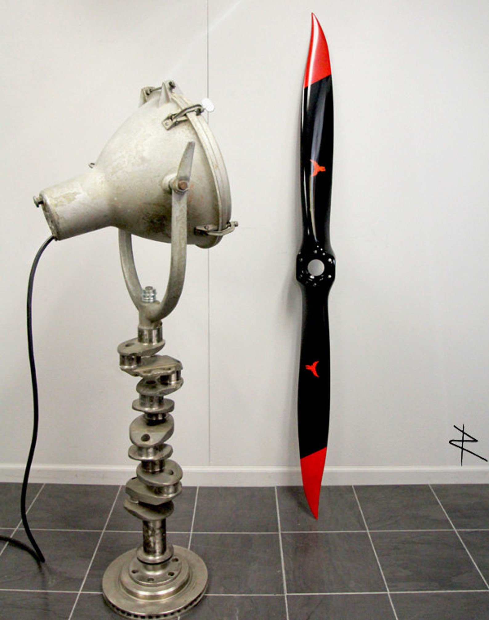 FLYING MONKEY American Ninja Airplane Propeller Display - Etsy