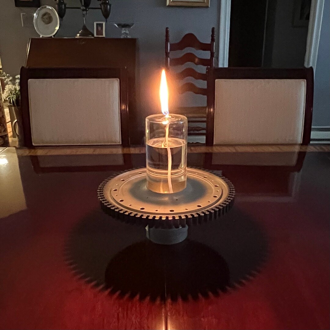General Electric J85 Turbojet Engine Disk Turbine Oil Lamp Centerpiece ...