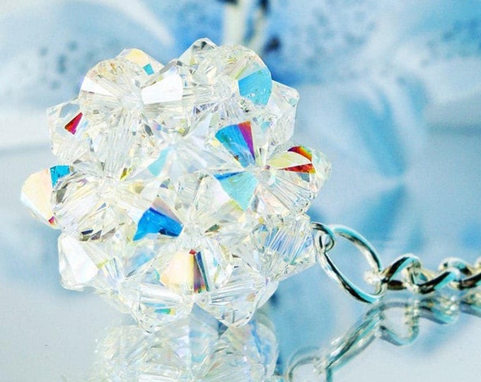 Swarovski Crystal Keychain, Crystal Ball Key Chains for Women, Key Ring ...