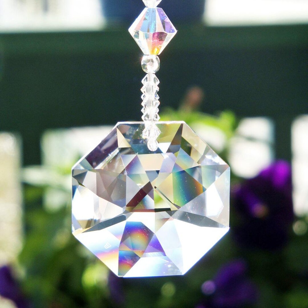 Crystal Car Mirror Charm, Swarovski Crystal Car Accessories, Suncatcher ...