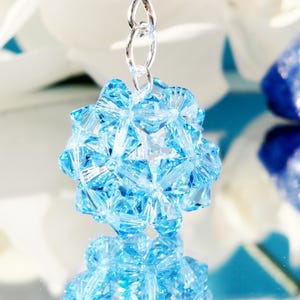 Crystal Ball Key Chain, Swarovski Crystal Keychain, Key Chain Bling ...