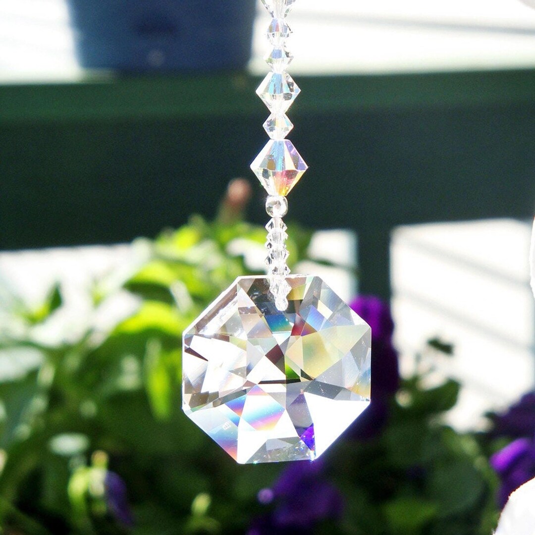 Ceiling Fan Pull Chain, Swarovski Crystal Light Pulls, Prism Suncatcher ...