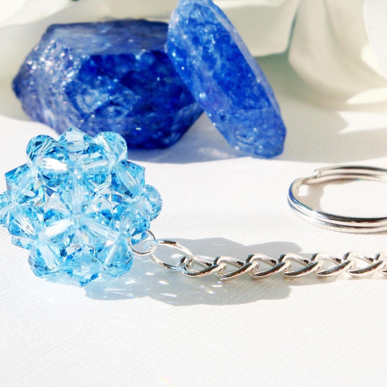Crystal Ball Key Chain, Swarovski Crystal Keychain, Key Chain Bling ...