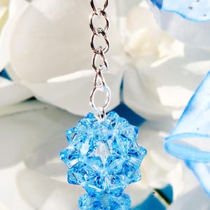 Crystal Ball Key Chain, Swarovski Crystal Keychain, Key Chain Bling ...