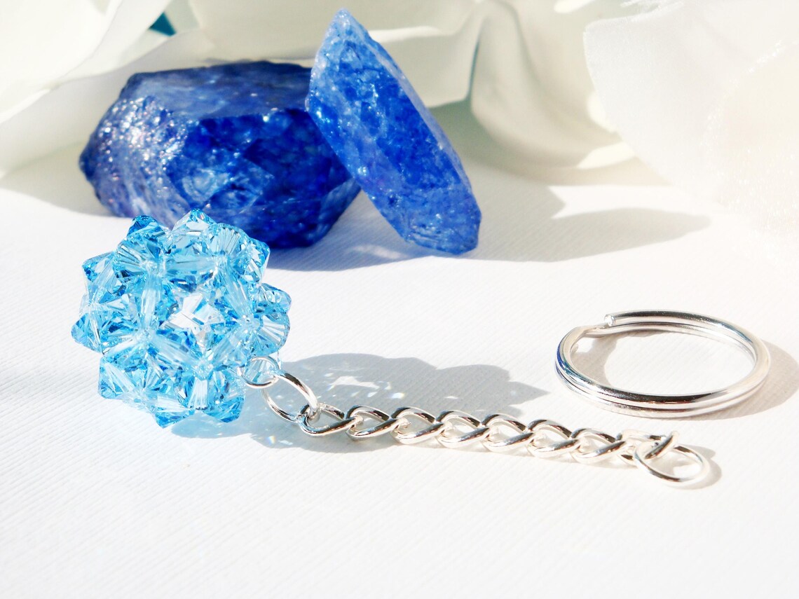 Crystal Ball Key Chain, Swarovski Crystal Keychain, Key Chain Bling ...