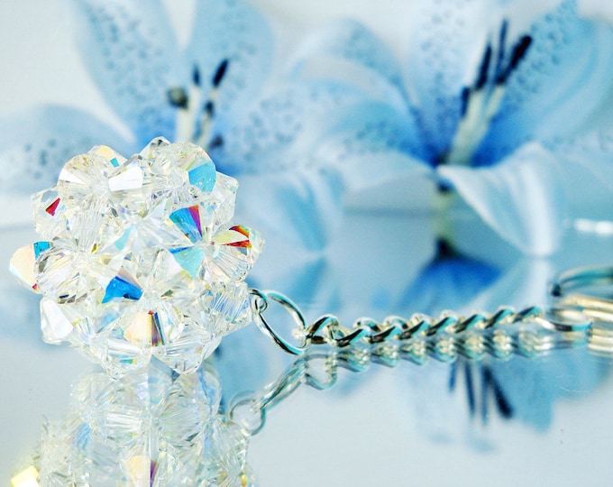 Swarovski Crystal Keychain Crystal Ball Key Chains for Women - Etsy