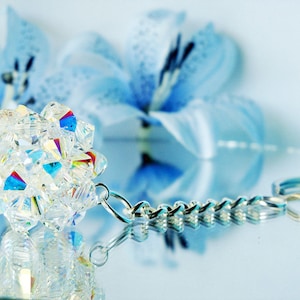 Swarovski Crystal Keychain, Crystal Ball Key Chains for Women, Key Ring ...