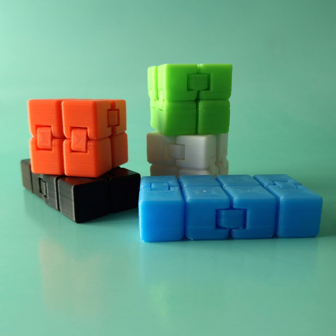 3D Printed Infinity Cube Stress Relief Toy Gift for Adults and Kids - Etsy