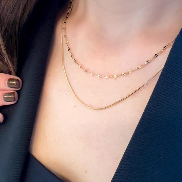 Double Strand Chain - Etsy